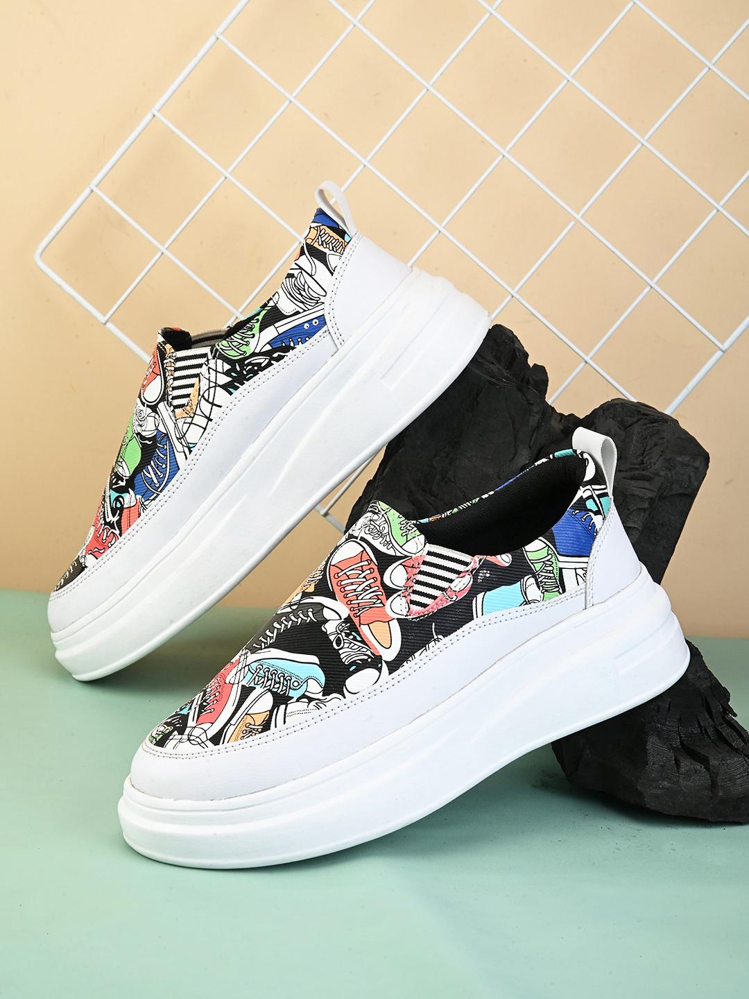 Buy Prolific Women Printed Lightweight Comfort Insole Contrast Sole ...