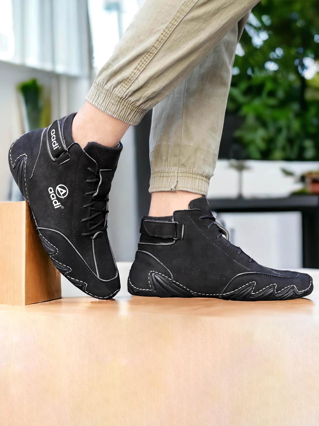 Buy Aadi Men Lace Up High Top Hiking Boots - Boots for Men 28041482 ...