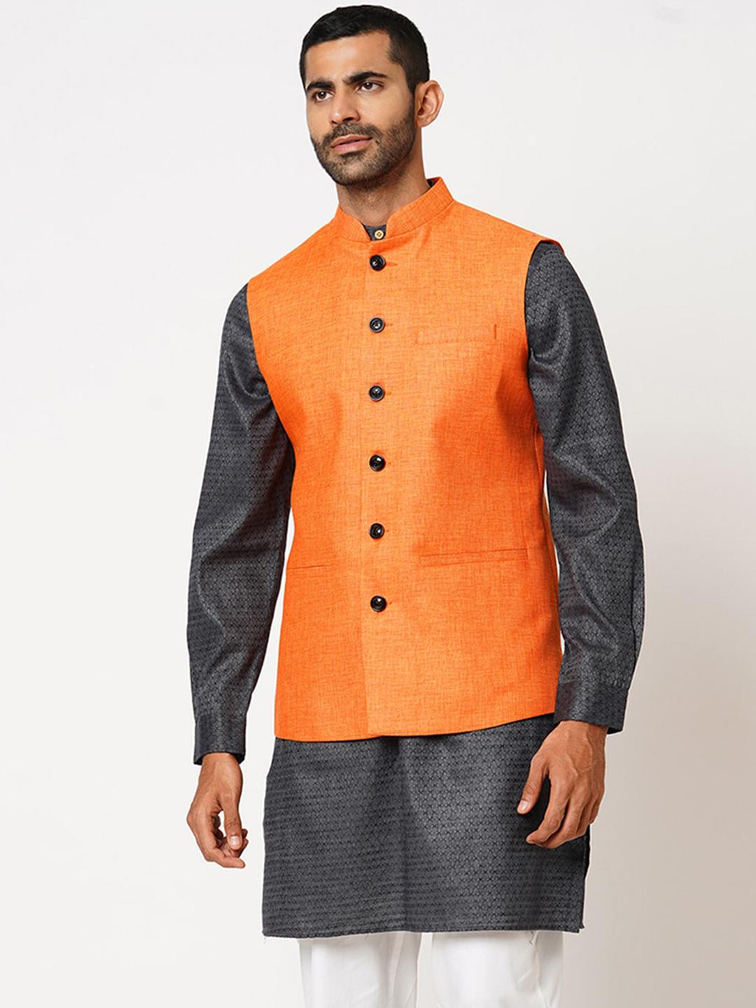 Buy Indivisual Clothing Men Woven Nehru Jackets - Nehru Jackets for Men ...