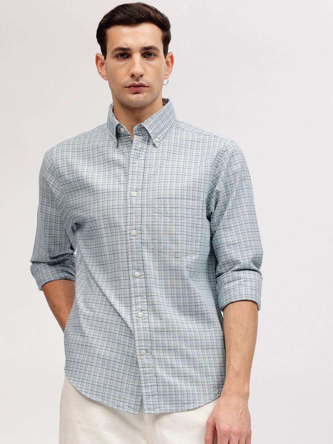 Buy GANT Check Button Down Regular Fit Shirt - Shirts for Men 28087490 ...