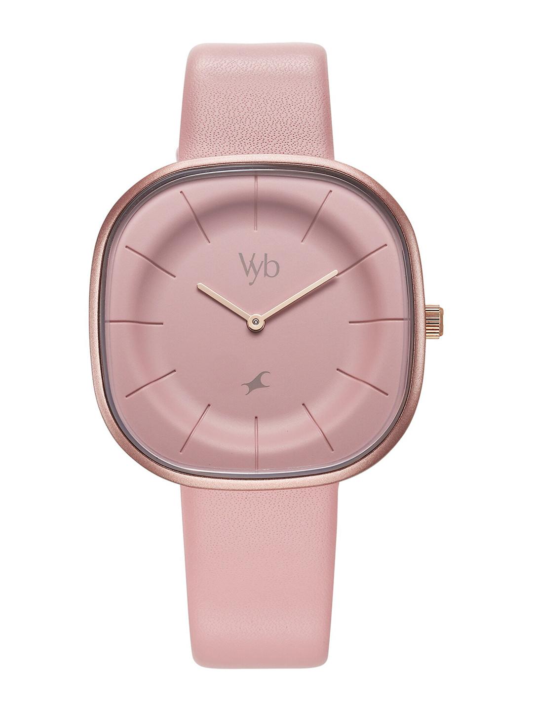 Buy Fastrack Vyb Successor Quartz Analog With Pink Dial Watch For Girls ...
