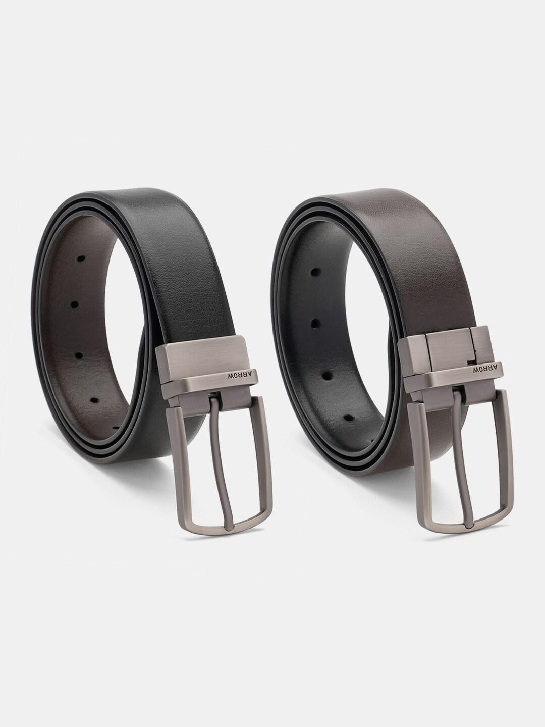 Buy Arrow Men Leather Reversible Belt - Belts for Men 28139686 | Myntra