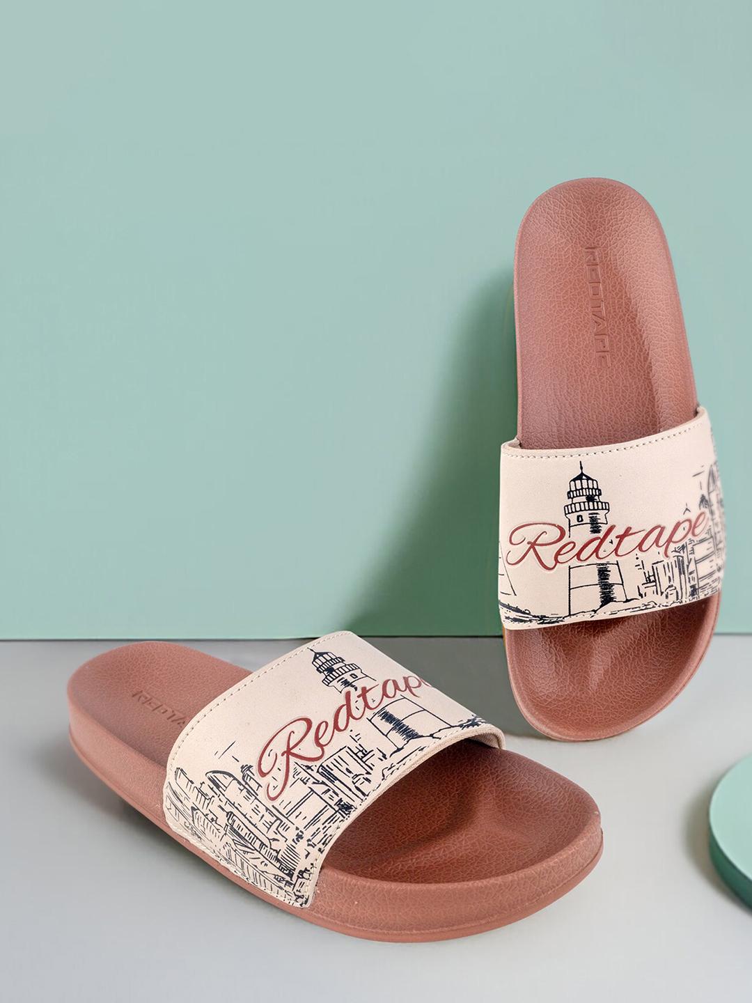 Buy Red Tape Women Printed Sliders - Flip Flops for Women 28149150 | Myntra