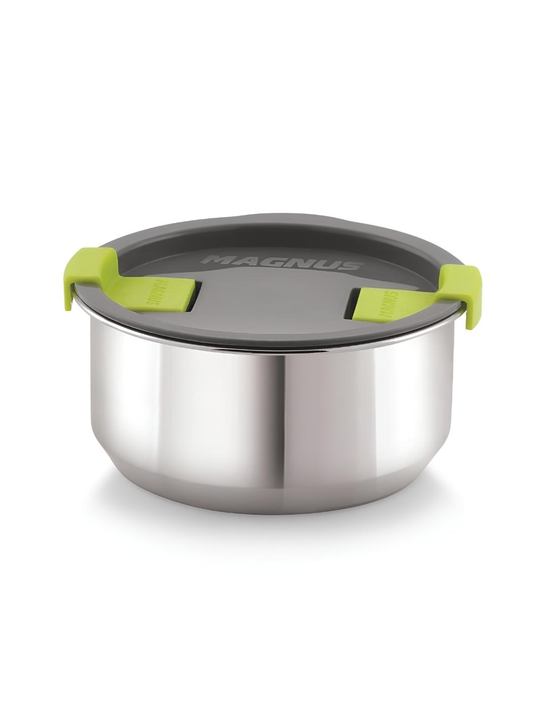 Buy Magnus Silver Stainless Steel Stackable Clip On Graduated Container ...