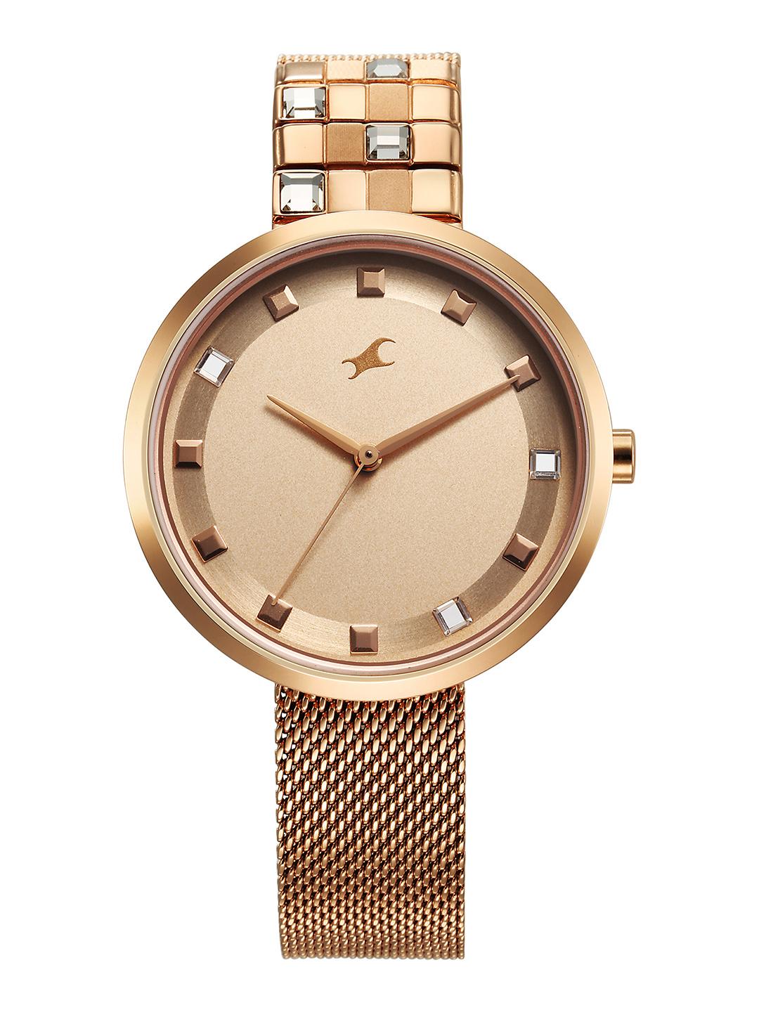 Buy Fastrack Fleek Quartz Analog With Beige Dial Watch For Girls ...