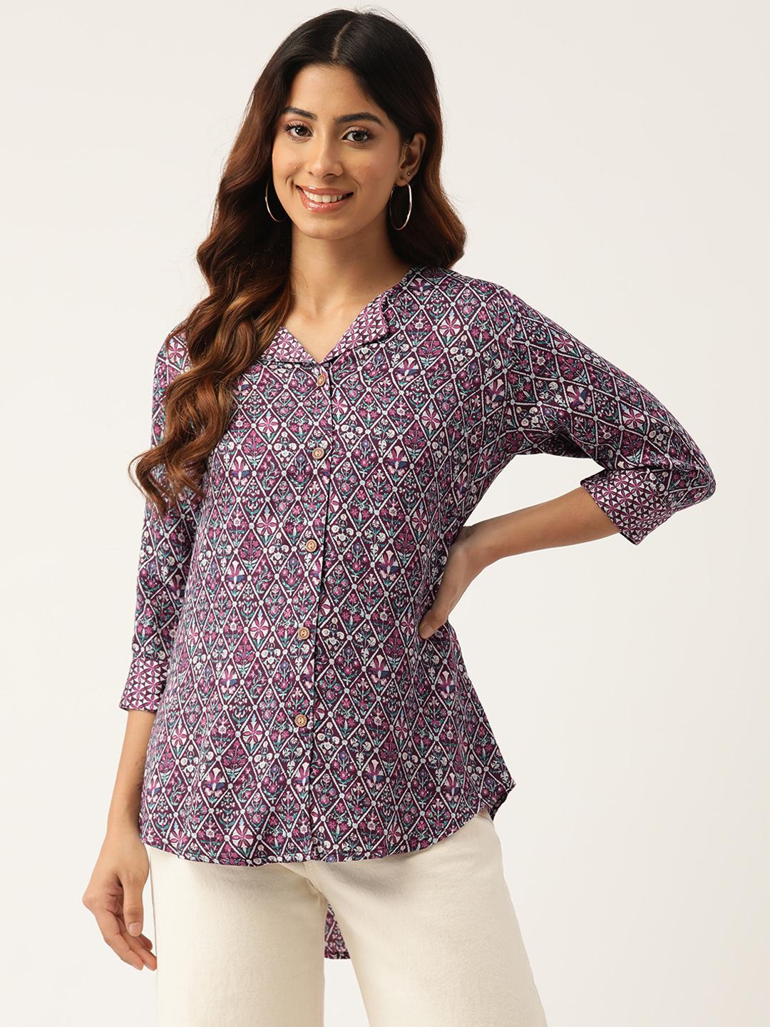 Buy Monte Carlo Floral Print High Low Top - Tops for Women 28205650 ...