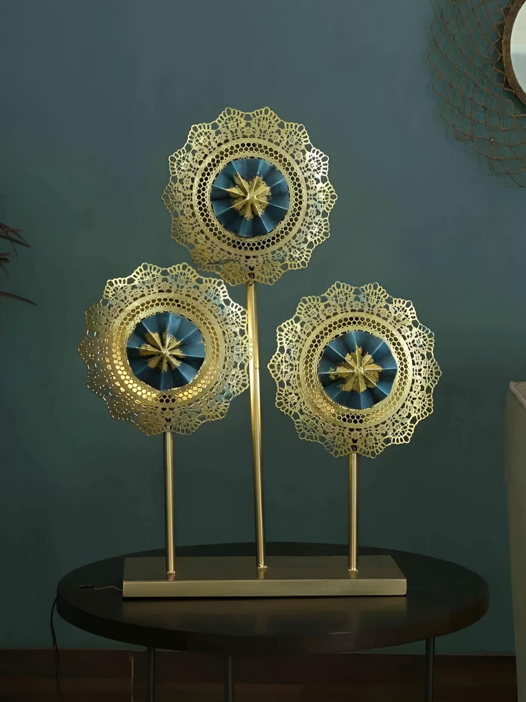 Buy SANKALAN CREATIONS Gold Toned Metal Figurine Showpiece - Showpieces ...