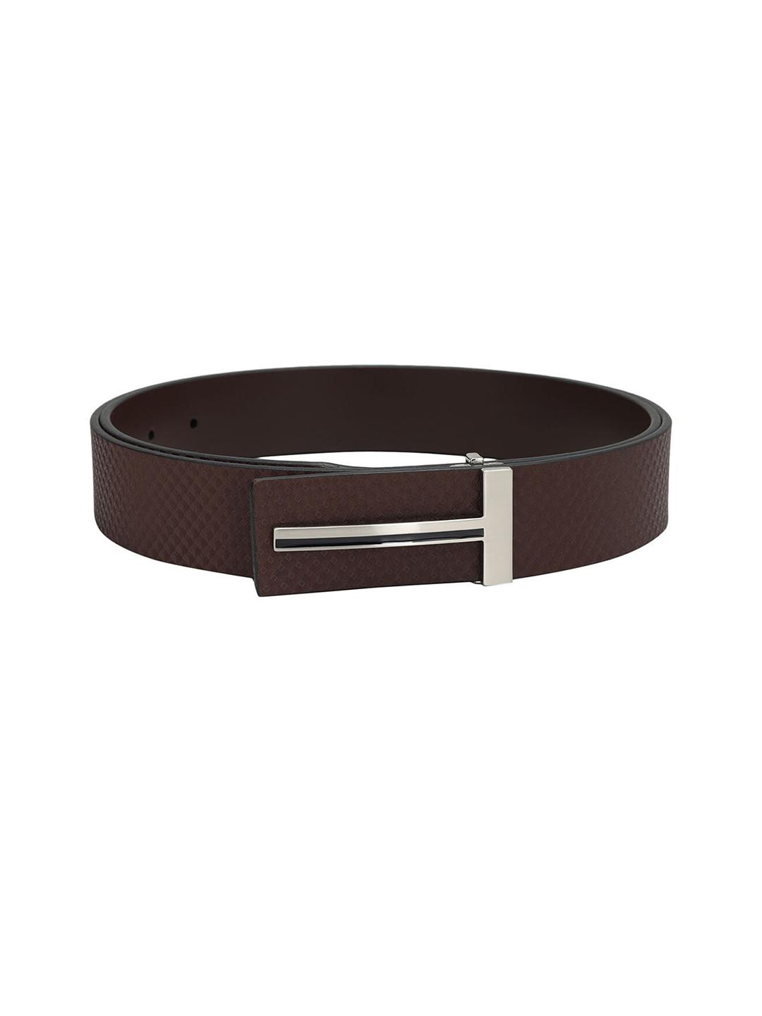 Buy Da Milano Men Textured Leather Belt - Belts for Men 28245690 | Myntra