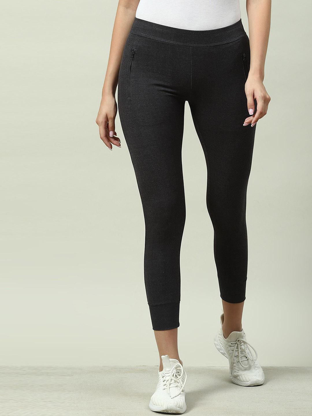 Buy Biba Women Relaxed Straight Leg Ankle Length Tights - Tights for ...