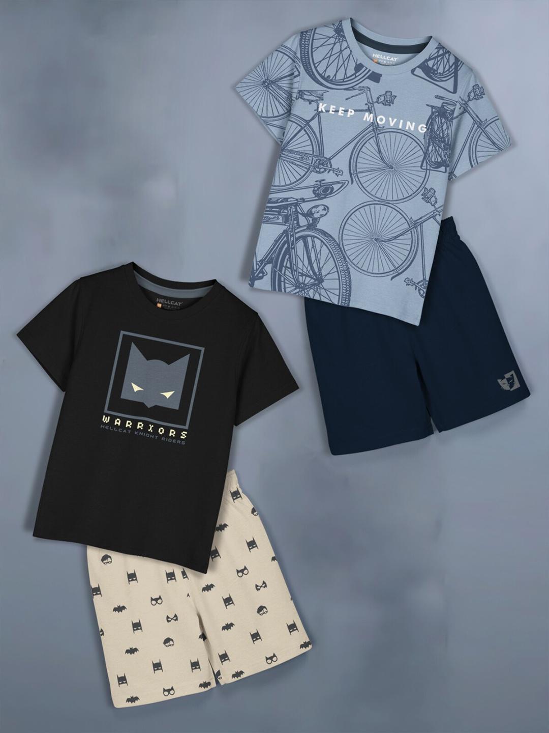 Buy HELLCAT Pack Of 2 Girls Printed Clothing Sets - Clothing Set for ...