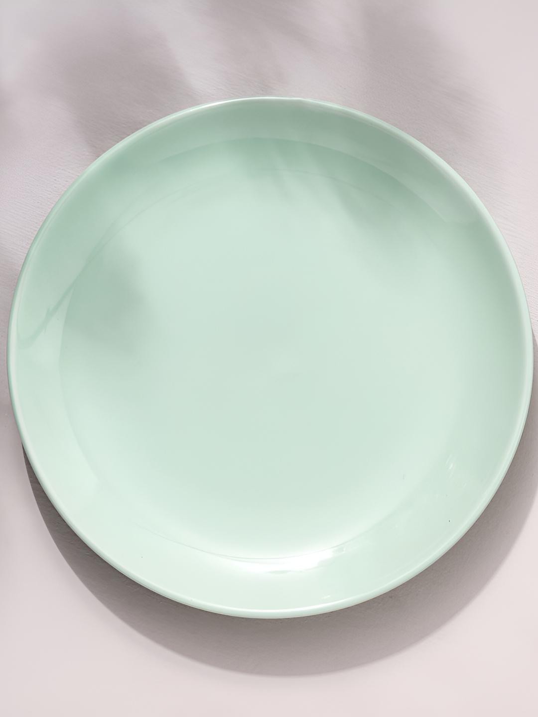Buy Home Centre Green Ritmo Porcelain Side Plate 21cm - Plates for ...