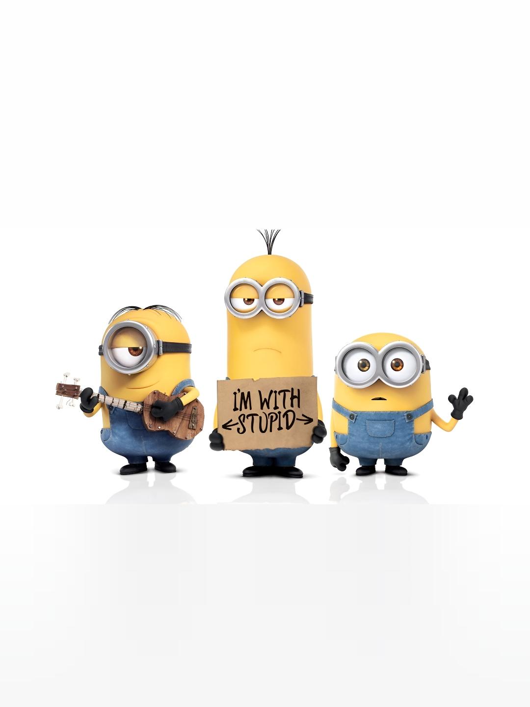 Buy British Terminal Yellow & Blue Cartoon Characters Printed Wall ...