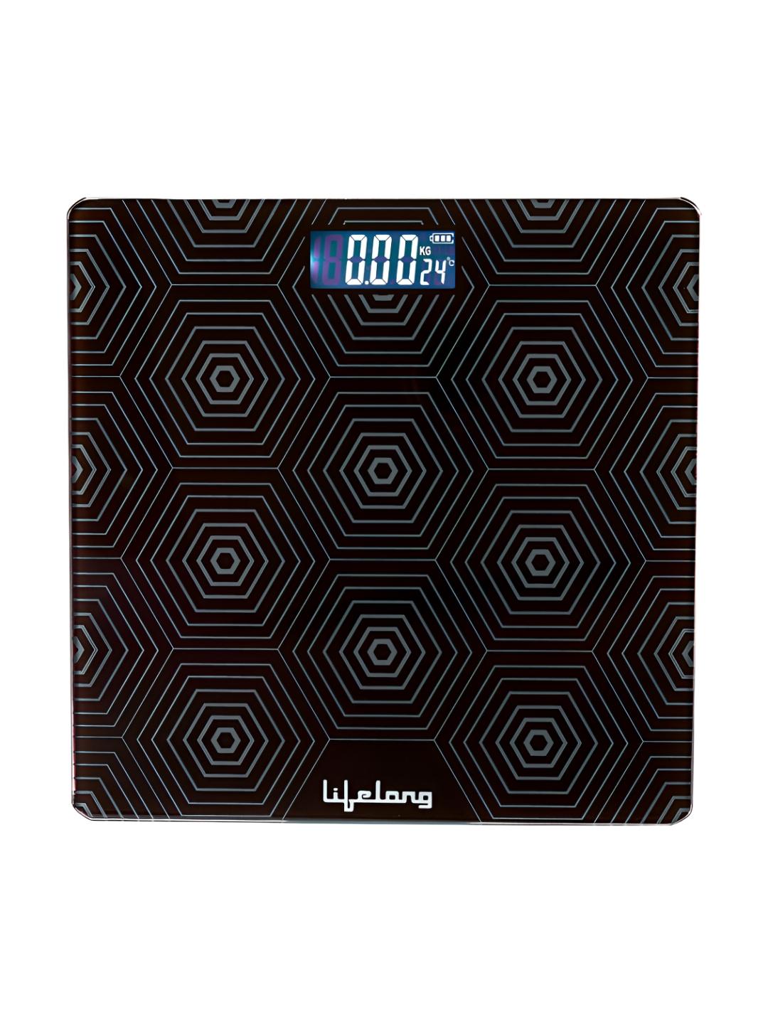 Buy Lifelong Black LLWS18 Digital Glass Weighing Scale - Kitchen ...