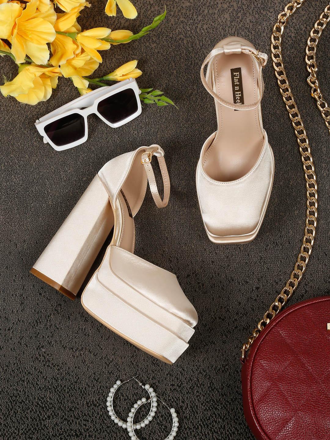 Buy Flat N Heels Square Toe Platform Heels - Heels for Women 28439074 ...