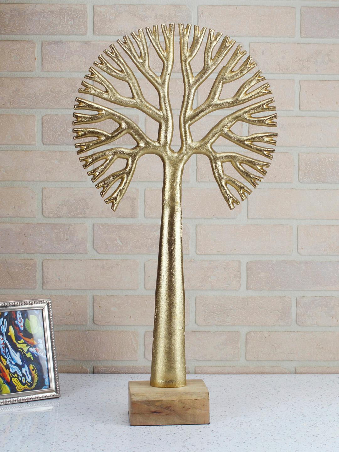 Buy Maison Modern Harvest Broc Tree Gold Metal Metallic Dining Room ...
