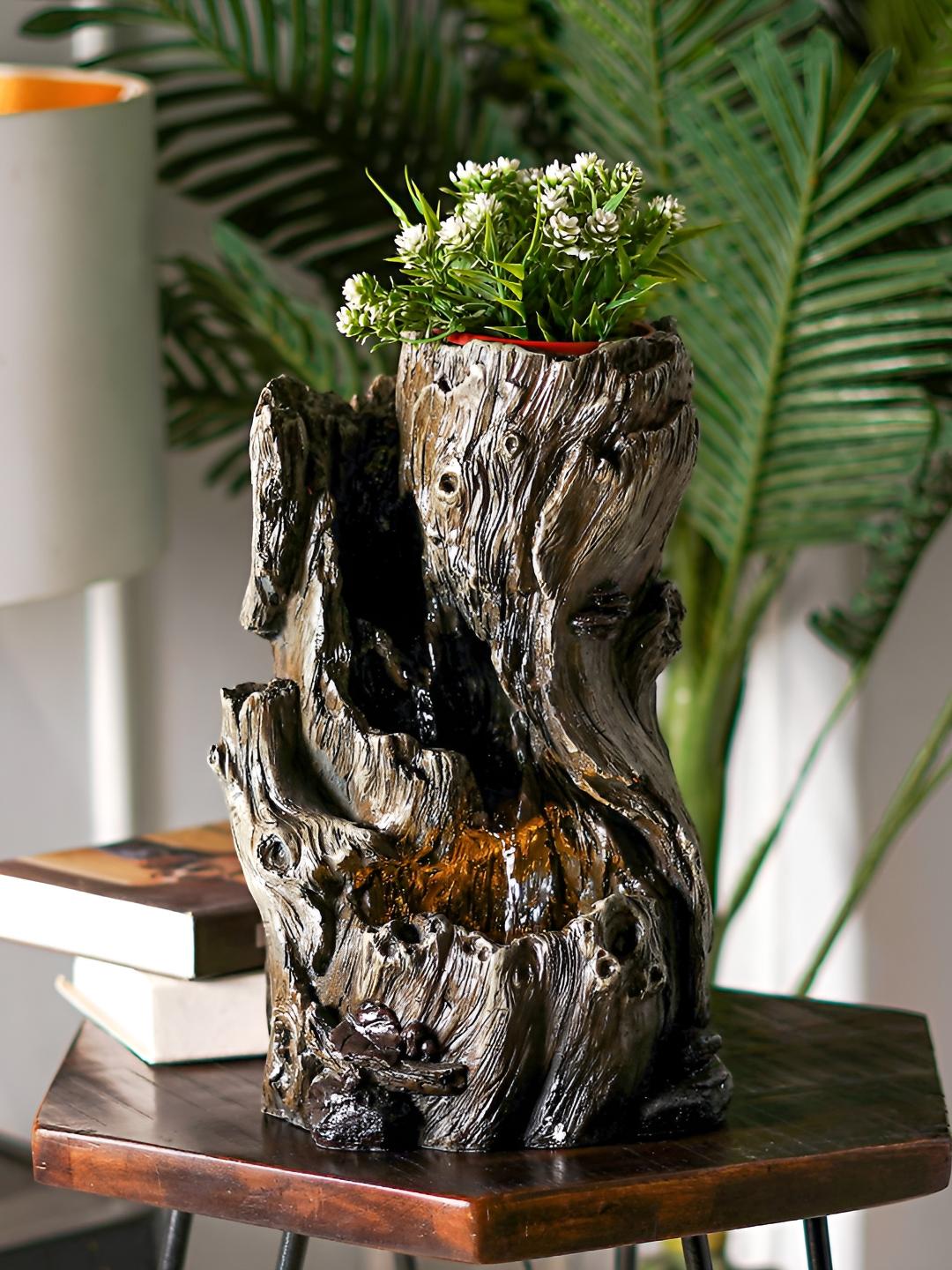 Buy THE ARTMENT Brown Mystic Canopy Rainforest Resin Fountain ...