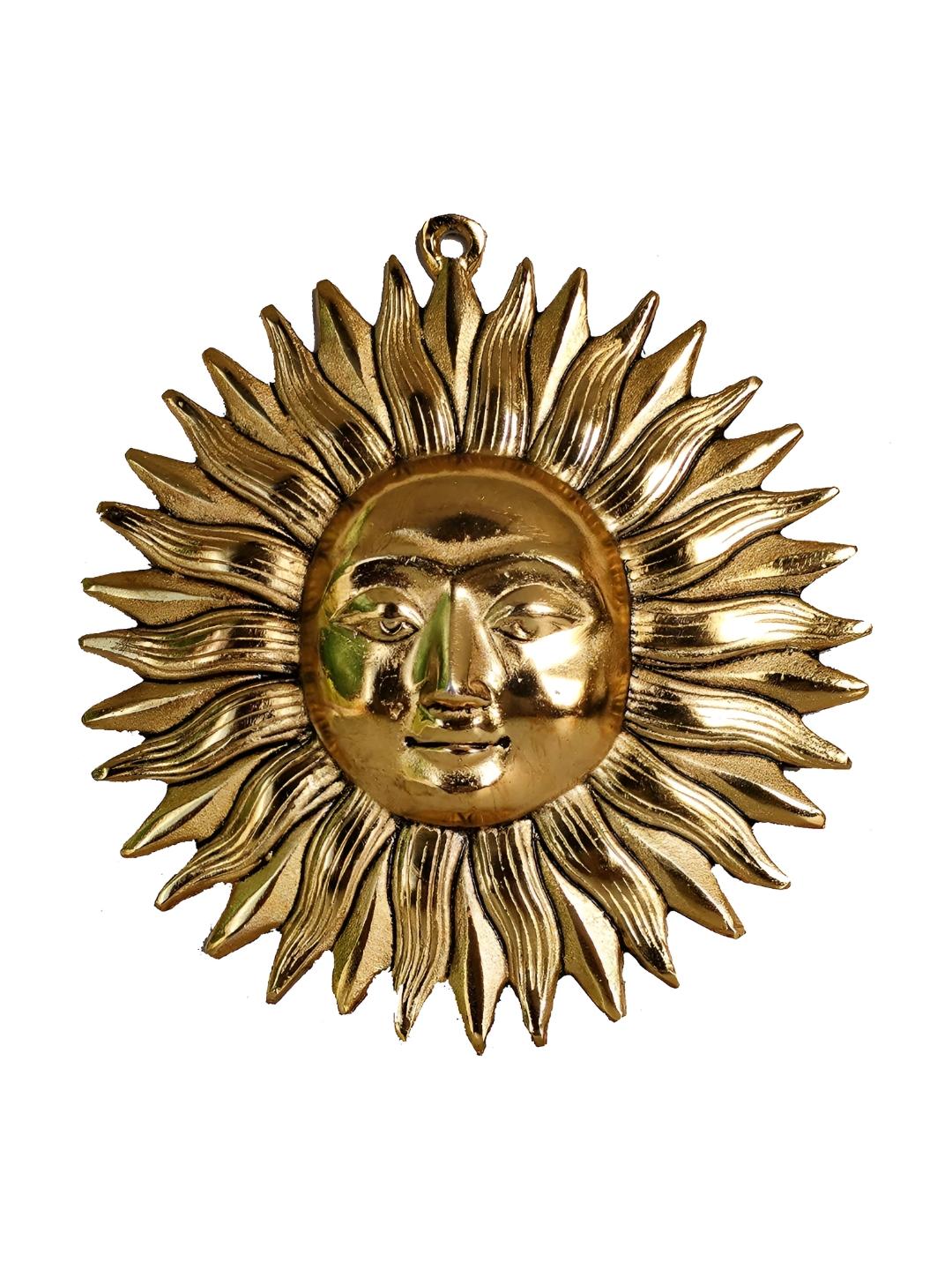 Buy RSN Surya Dev Metal Ethnic Motifs Antique Hanging Hall Spiritual ...