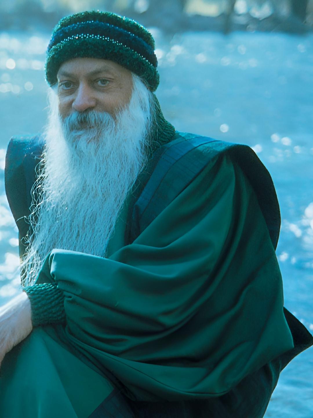 Buy Wallpics Blue & White Osho World Quote Printed Wall Poster - Decals ...