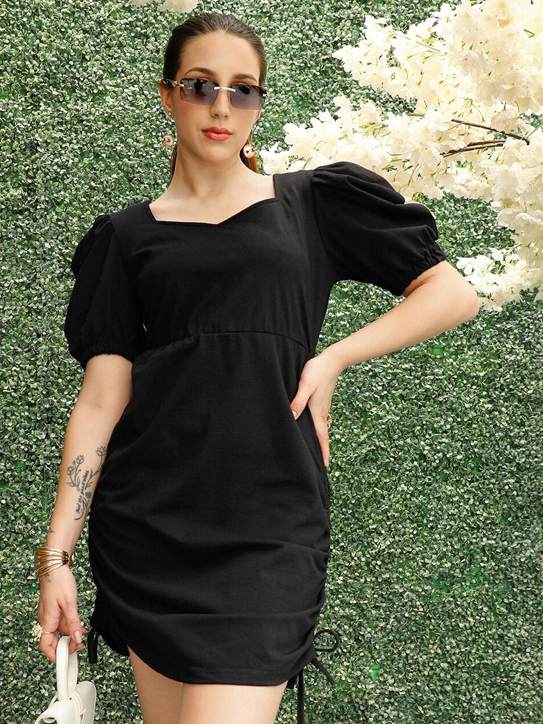 Buy PINACOLADA Sweetheart Neck Cotton Sheath Dress - Dresses for Women ...