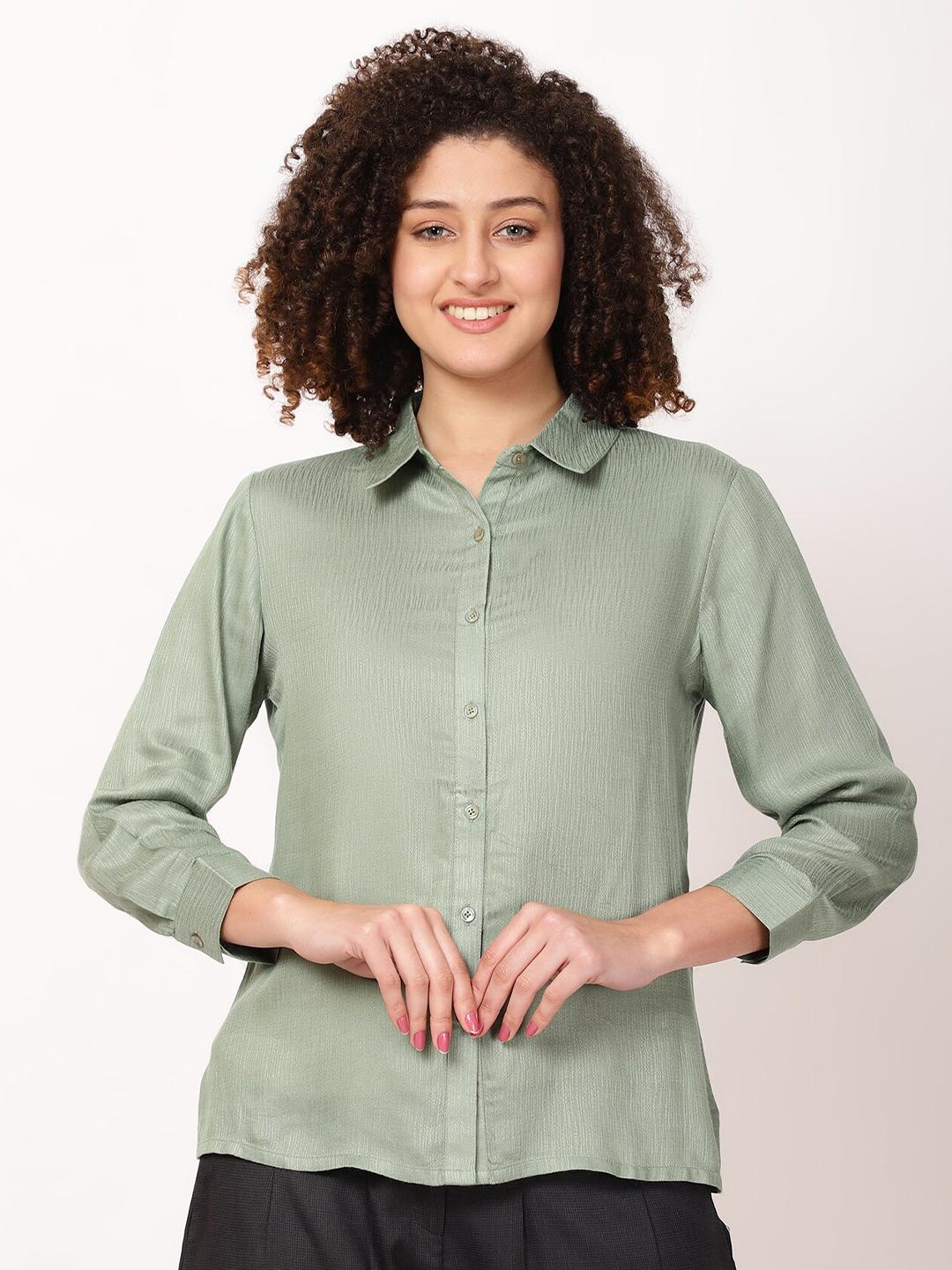 Buy FUTURO Spread Collar Casual Shirt - Shirts for Women 28599038 | Myntra