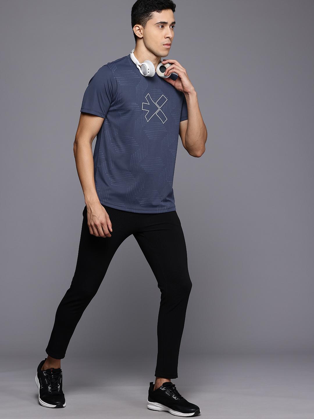 Buy HRX By Hrithik Roshan Printed Training T Shirt - Tshirts for Men ...