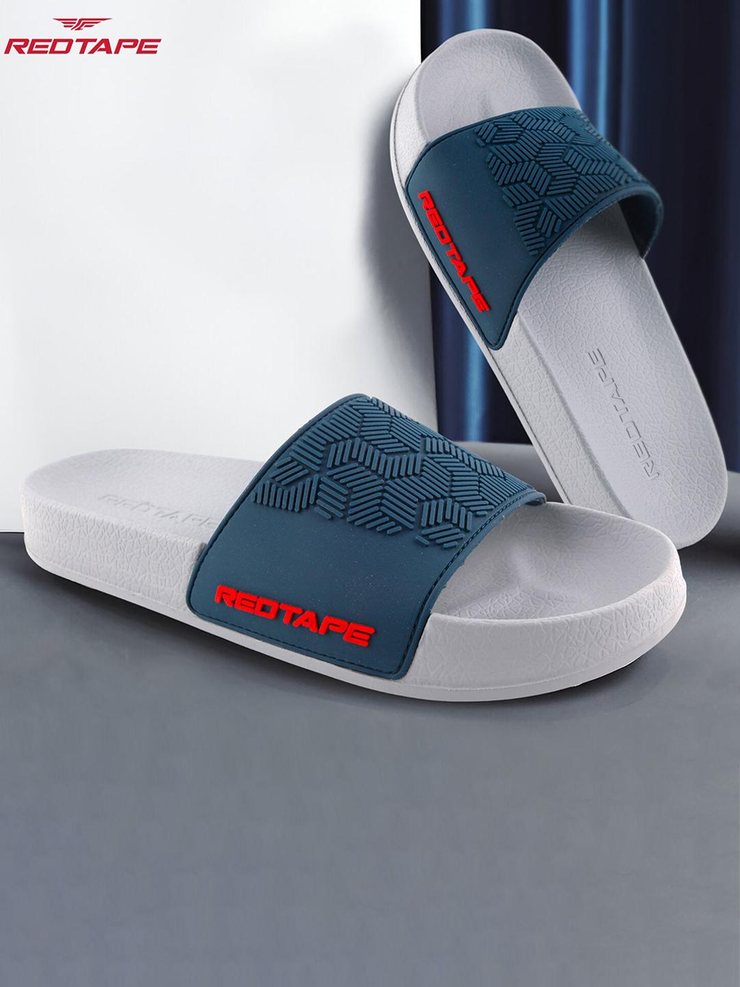 Buy Red Tape Men Printed Sliders - Flip Flops for Men 28619712 | Myntra