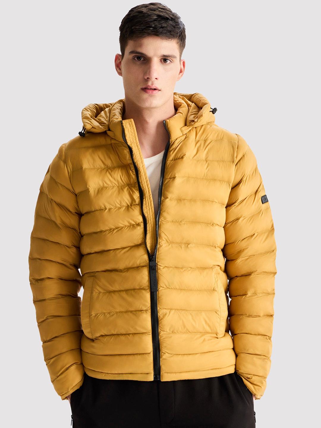 Buy Red Flame Hooded Puffer Jacket - Jackets for Men 28644254 | Myntra