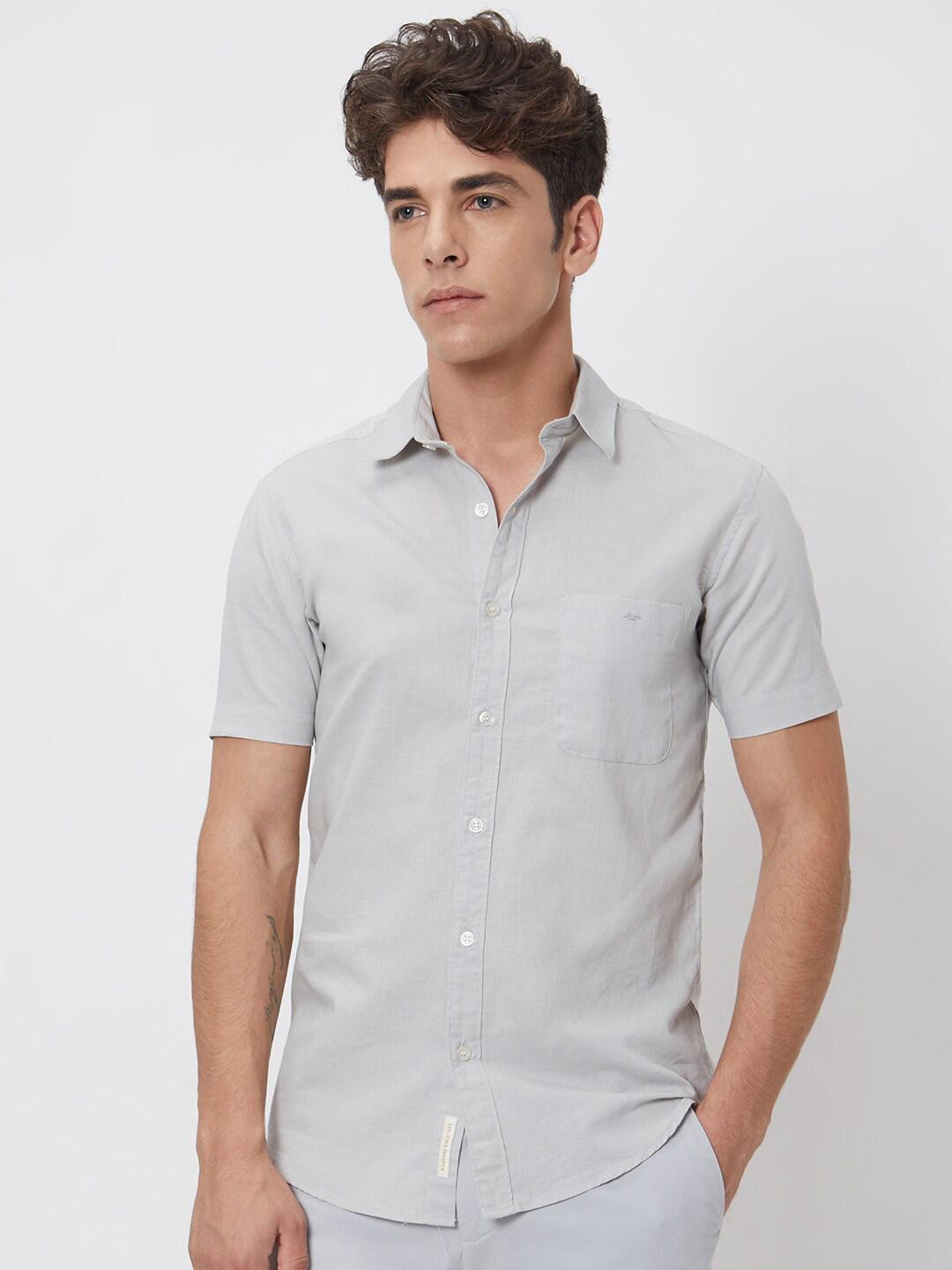 Buy Mufti Slim Fit Cotton Linen Casual Shirt - Shirts for Men 28668780 ...