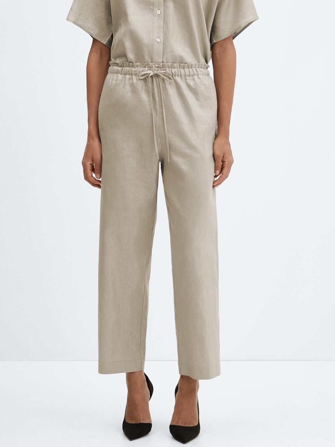 Buy MANGO Women Trousers - Trousers for Women 28731420 | Myntra