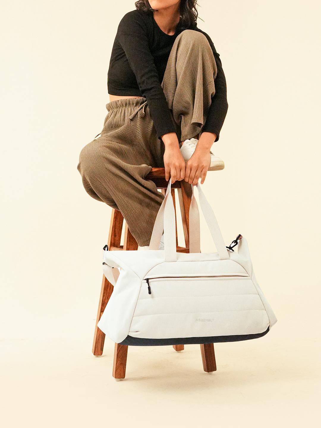 Buy Assembly Premium Polyester Duffle Bag 45L Weekender Overnighter ...