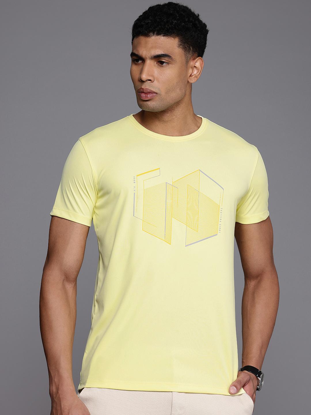 Buy Louis Philippe Ath.Work Printed Slim Fit T Shirt - Tshirts for Men ...