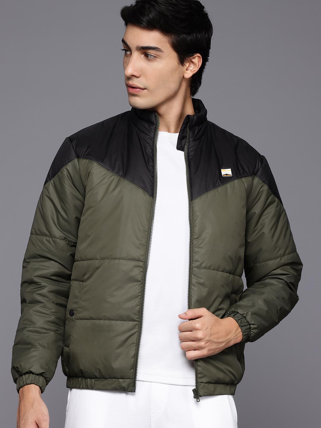 Buy HRX By Hrithik Roshan Men Colorblocked Padded Jacket - Jackets for ...