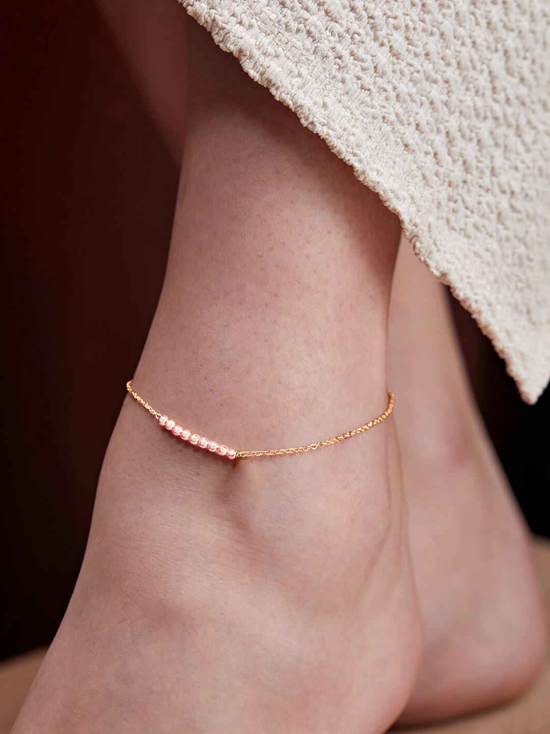 Buy AIKA BY MINUTIAE Gold Plated Anklet - Anklet for Women 28936654 ...