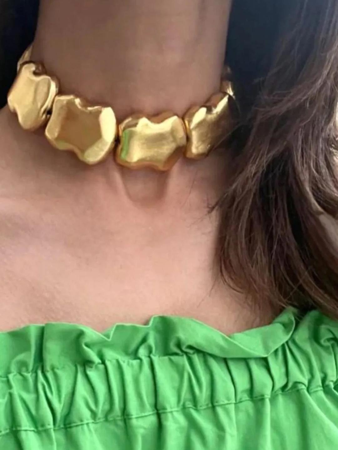 Buy Binnis Wardrobe Gold Plated Anti Tarnish Antique Necklace ...