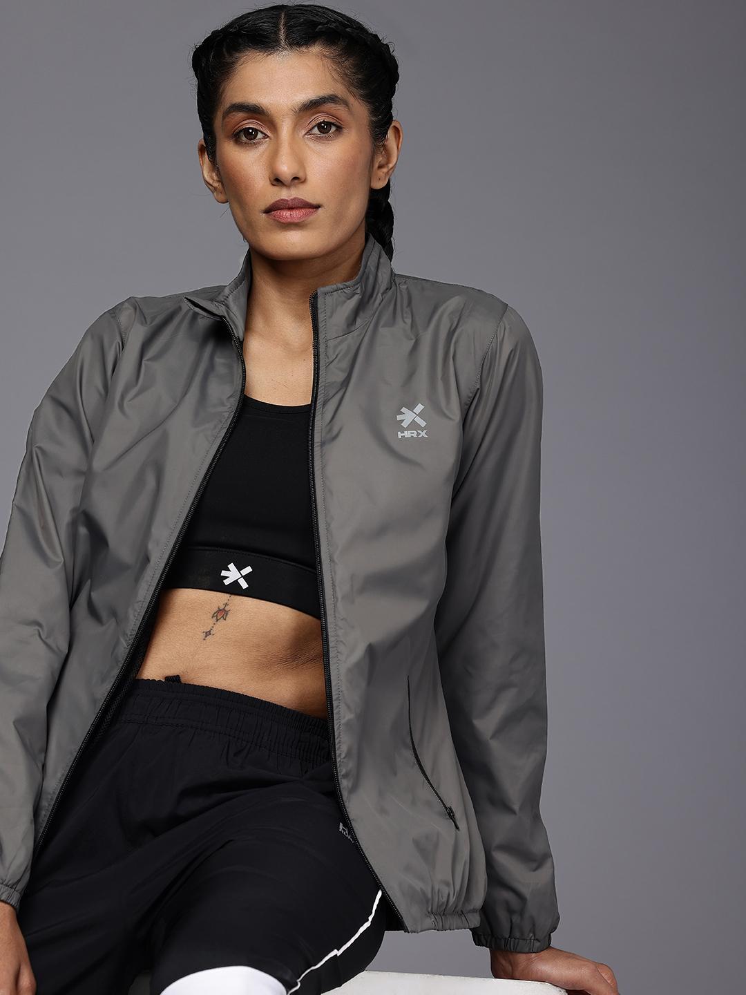 Buy HRX By Hrithik Roshan Rapid Dry Antimicrobial Running Sporty Jacket ...