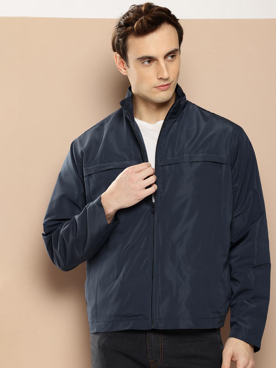 Buy INVICTUS Mock Collar Tailored Jacket - Jackets for Men 28986286 ...