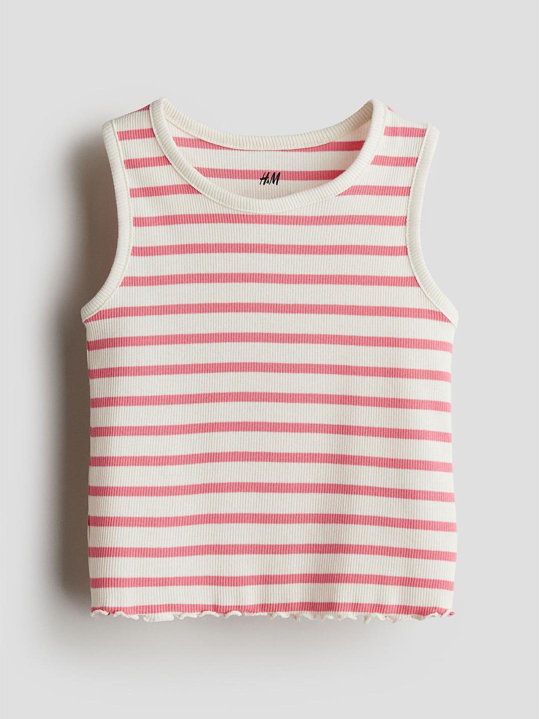 Buy H&M Girls Ribbed Vest Top - Tops for Girls 28991862 | Myntra
