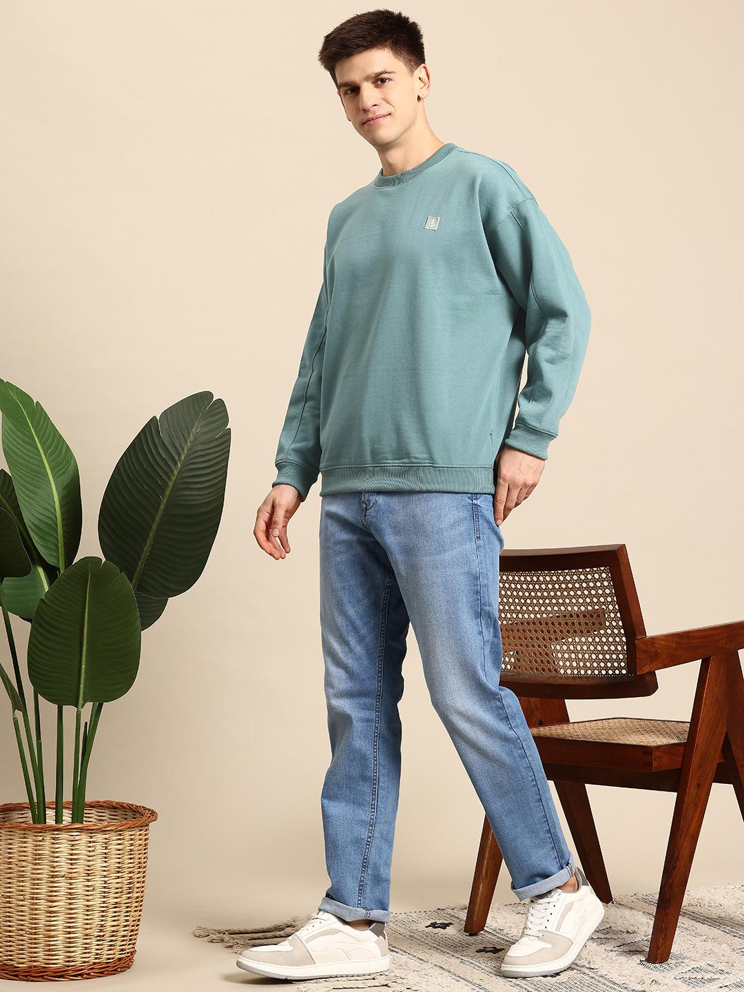 Buy Mast & Harbour Men Solid Sweatshirt - Sweatshirts for Men 29035392 ...
