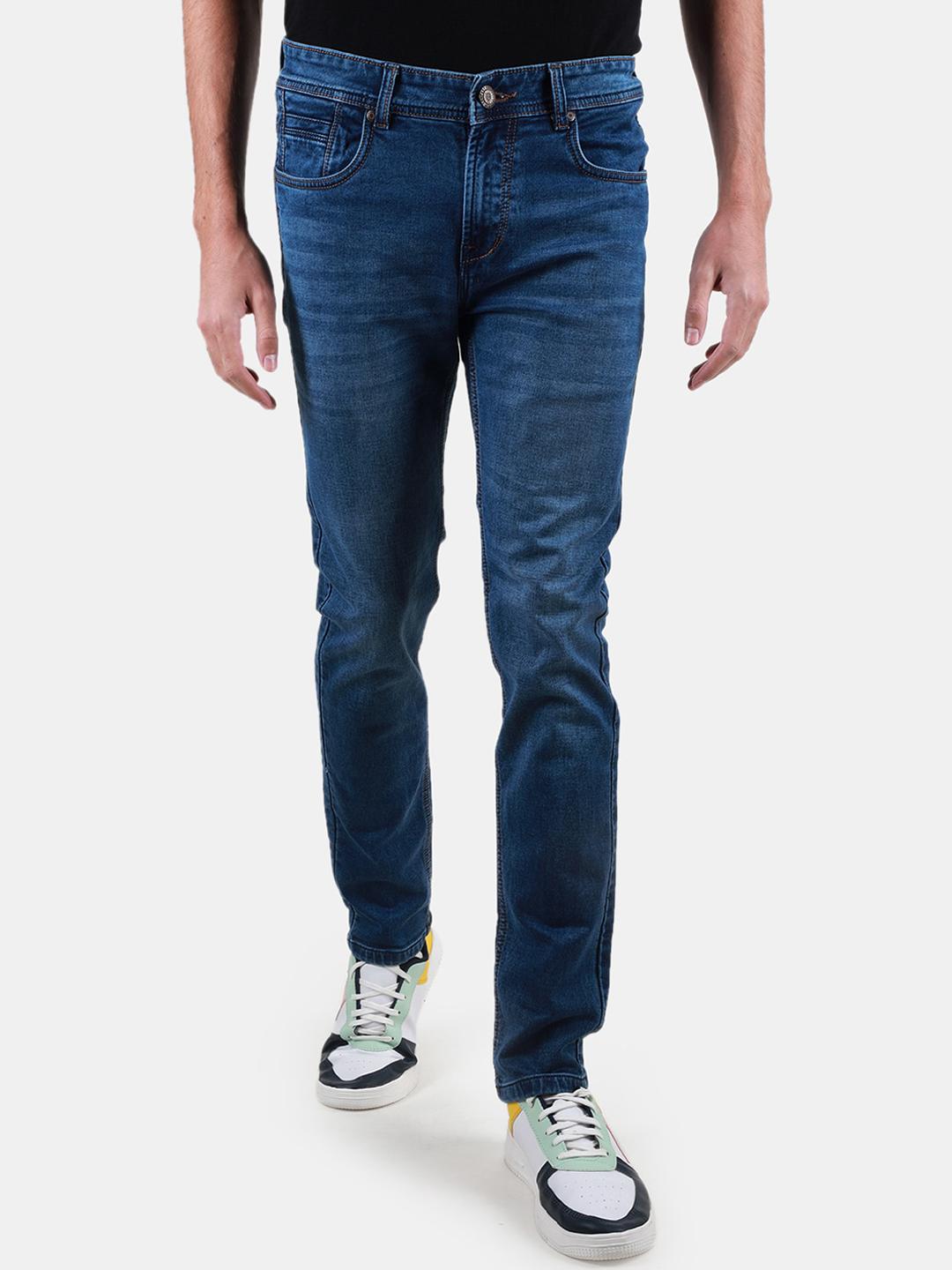 Buy Duke Men Slim Fit Light Fade Clean Look Stretchable Jeans - Jeans ...