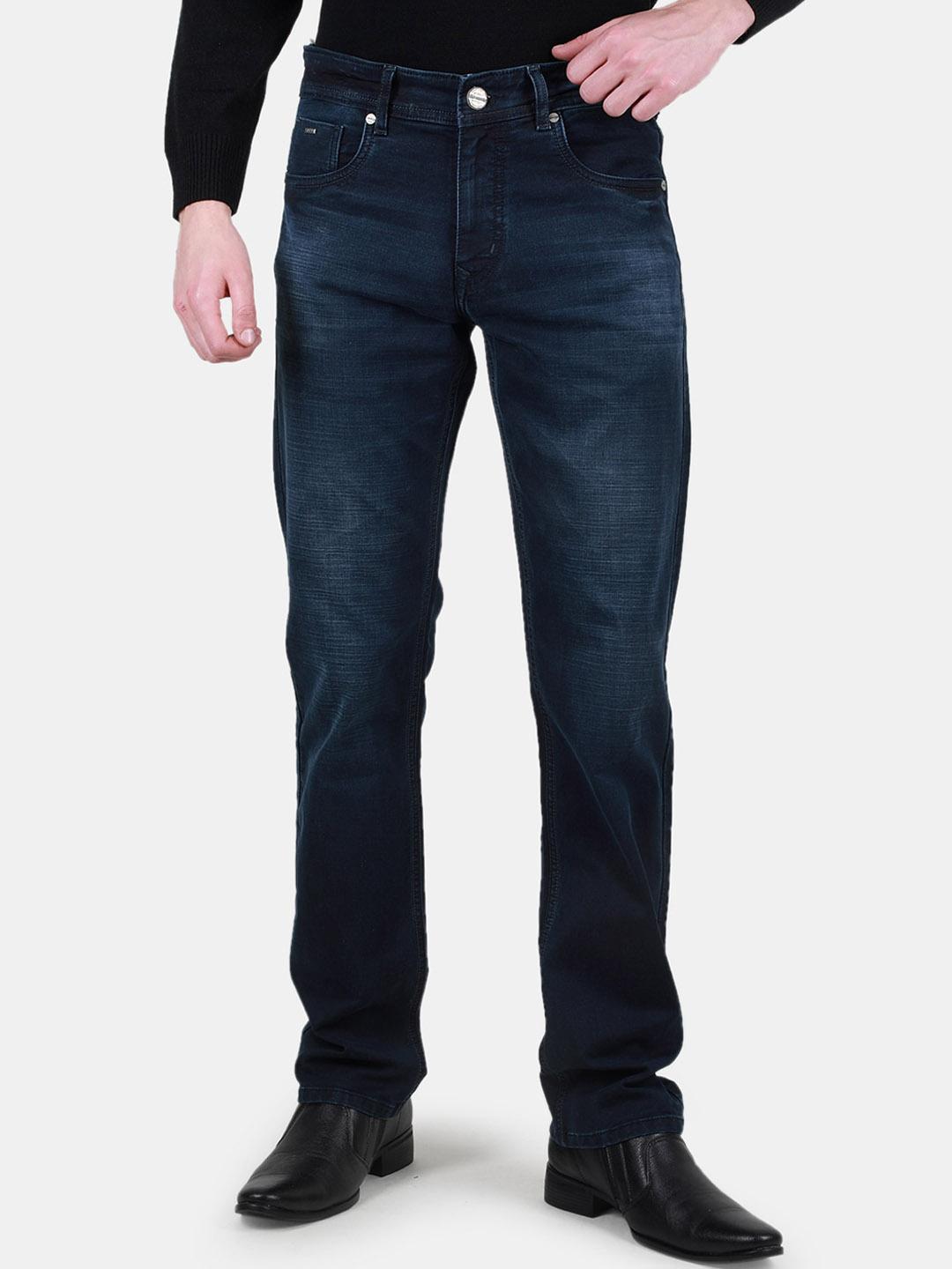 Buy Duke Men Mid Rise Light Fade Clean Look Cotton Stretchable Jeans ...