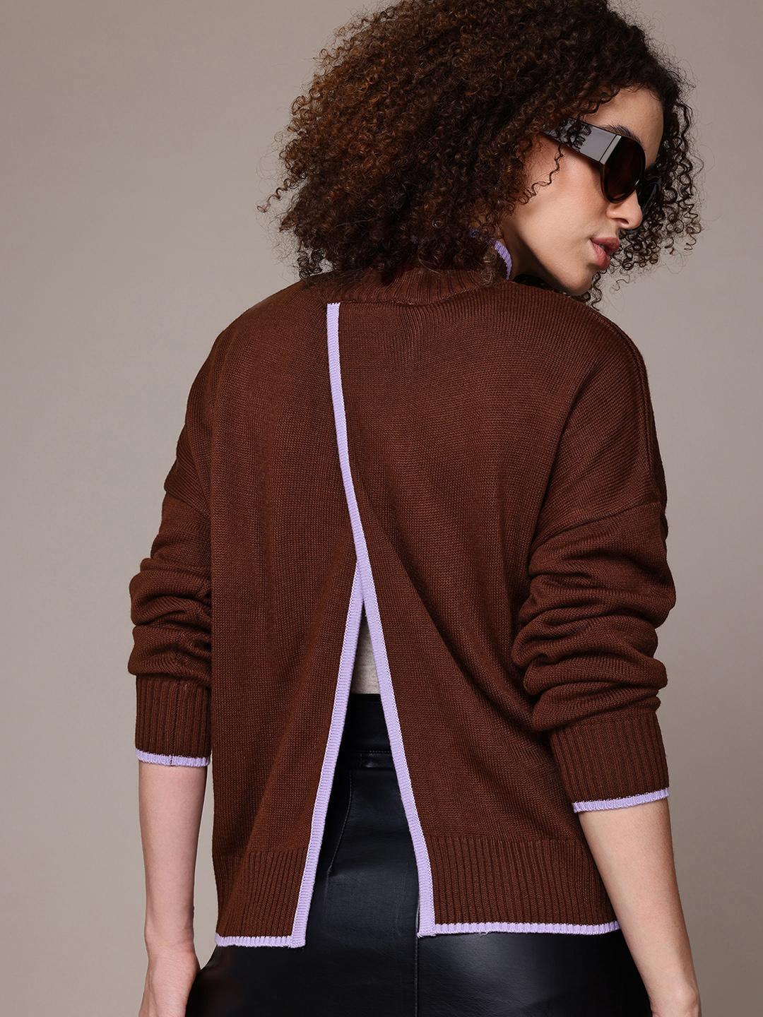 Buy The Roadster Lifestyle Co. Pure Acrylic Pullover With Back Slit ...
