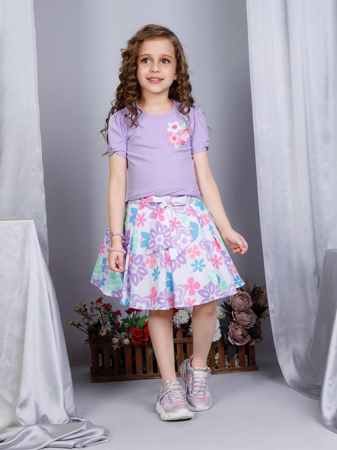 Buy Peppermint Girls Top With Skirt - Clothing Set for Girls 29069138 ...