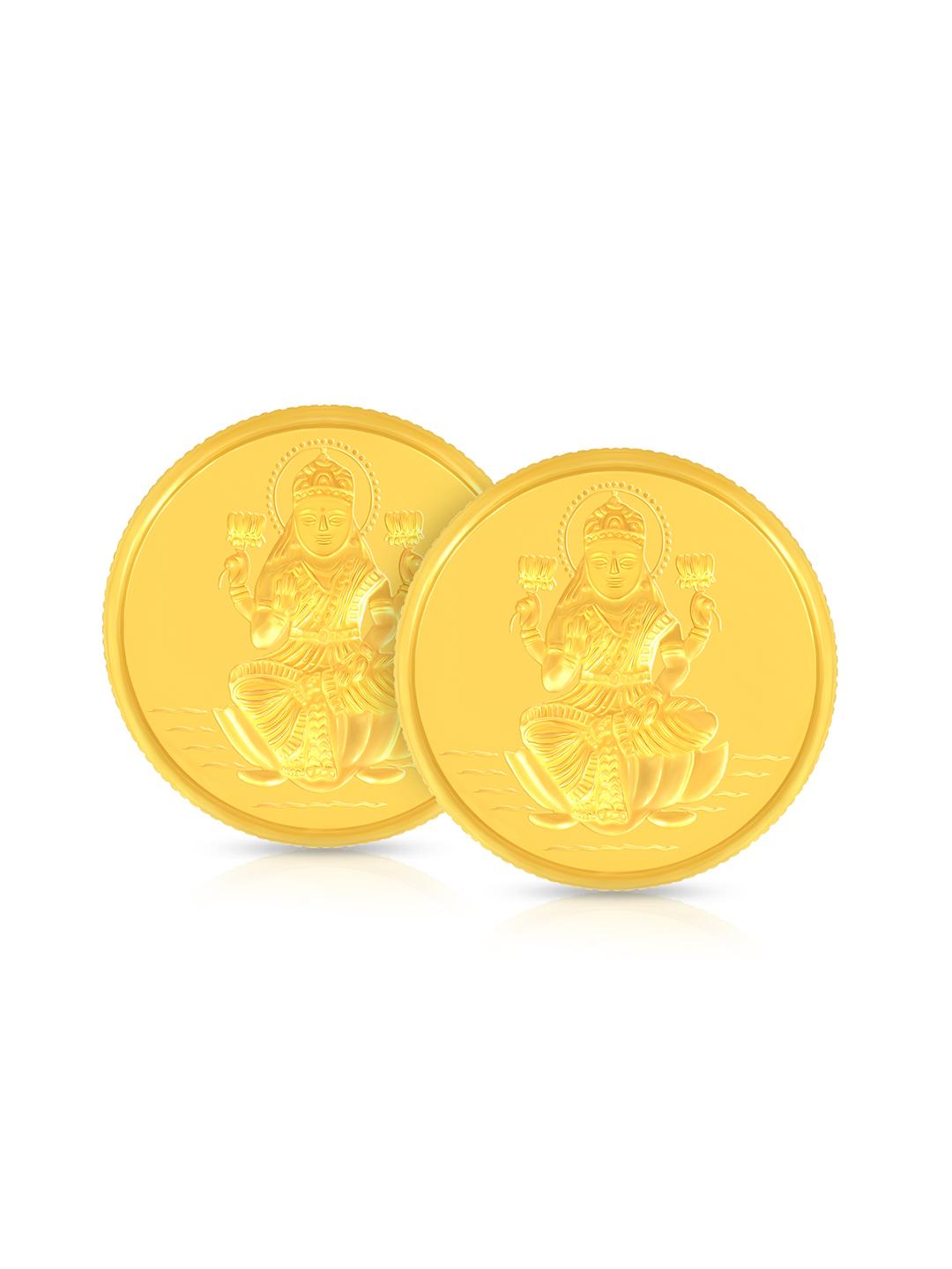 Buy BHIMA 24K 999 Purity Lakshmi Coin Combo 2g+2g - Gold Coin for ...