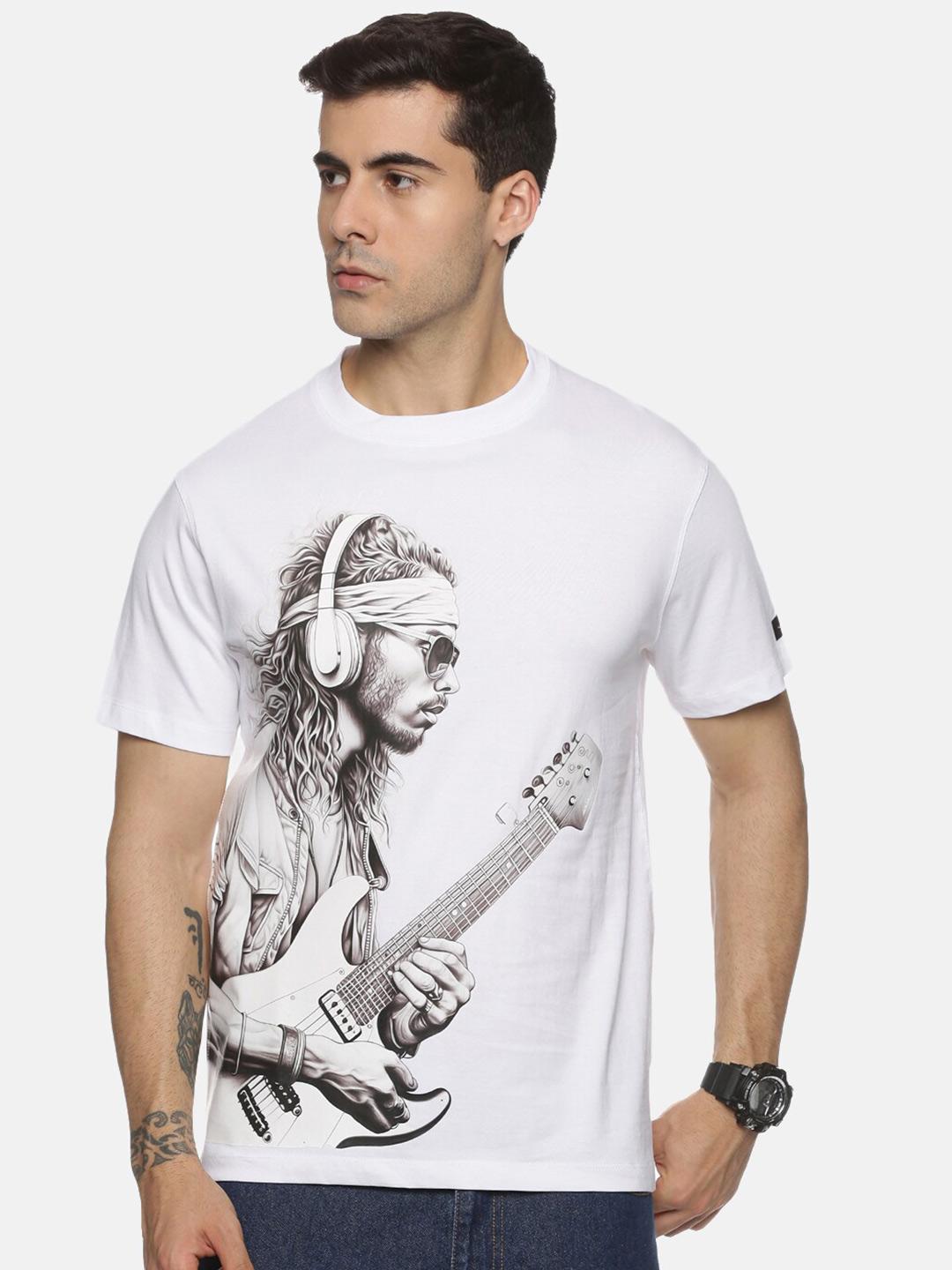 Buy ABLING Printed Pure Cotton Bio Finish T Shirt - Tshirts for Men ...