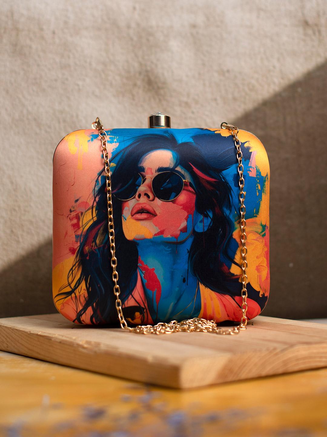 Buy ARTKLIM Printed Box Clutch - Clutches for Women 29089132 | Myntra