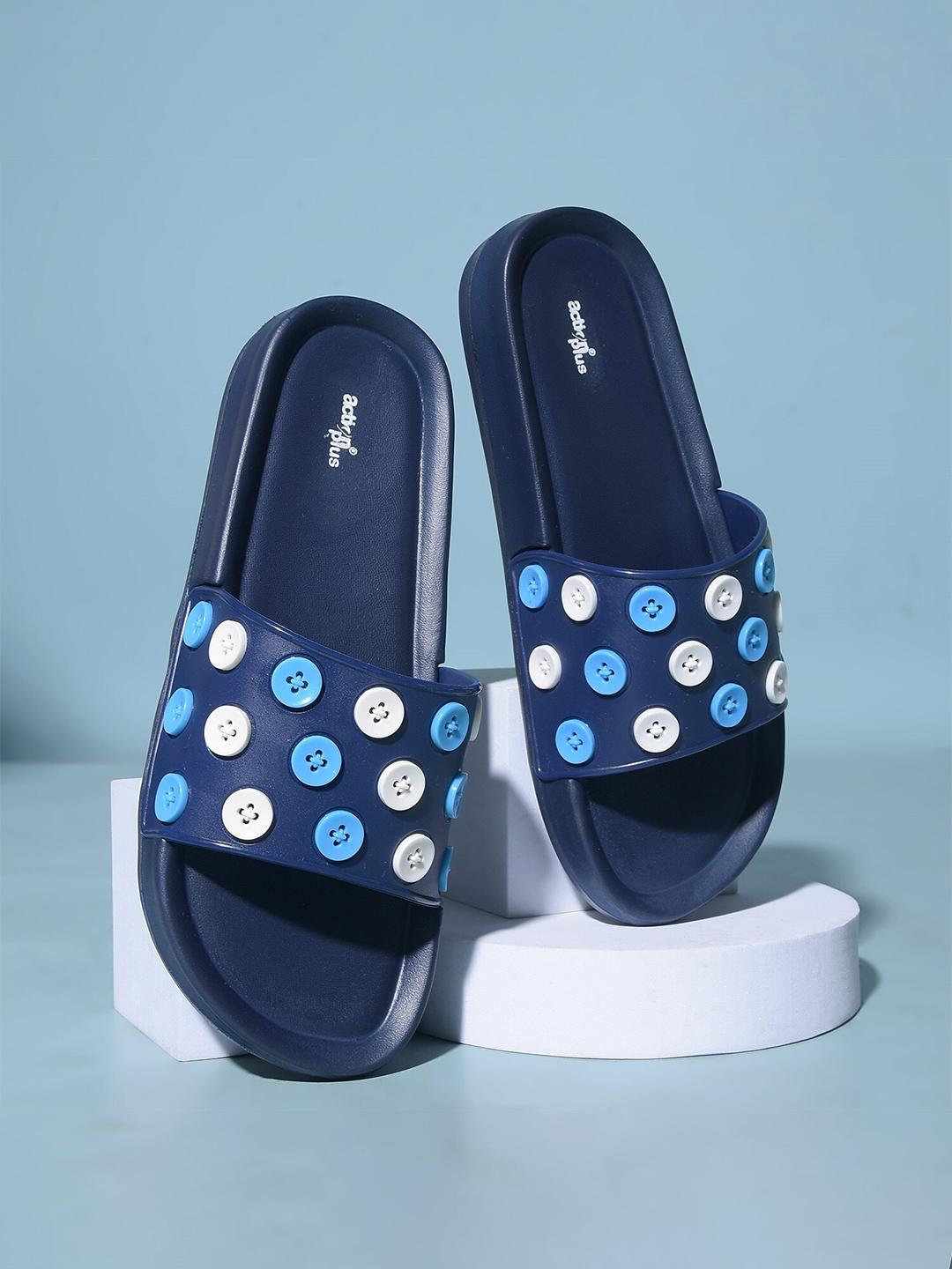 Buy Action EVA Flotter Women Self Design Sliders - Flip Flops for Women ...