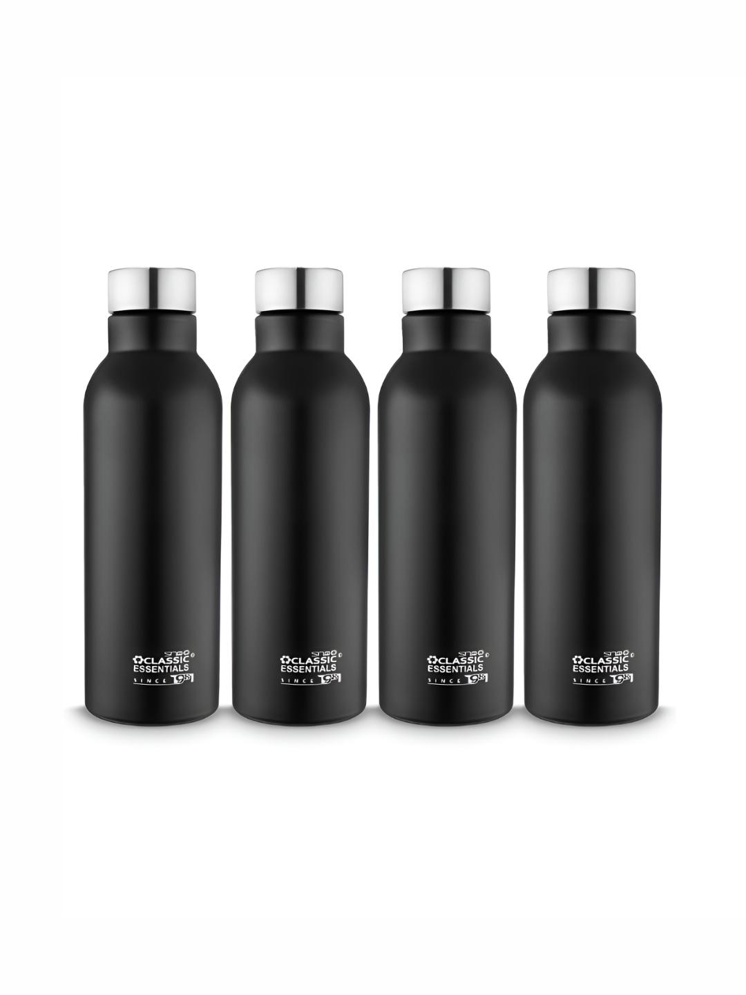 Buy Classic Essentials Black 4 Pieces Stainless Steel Solid Water ...