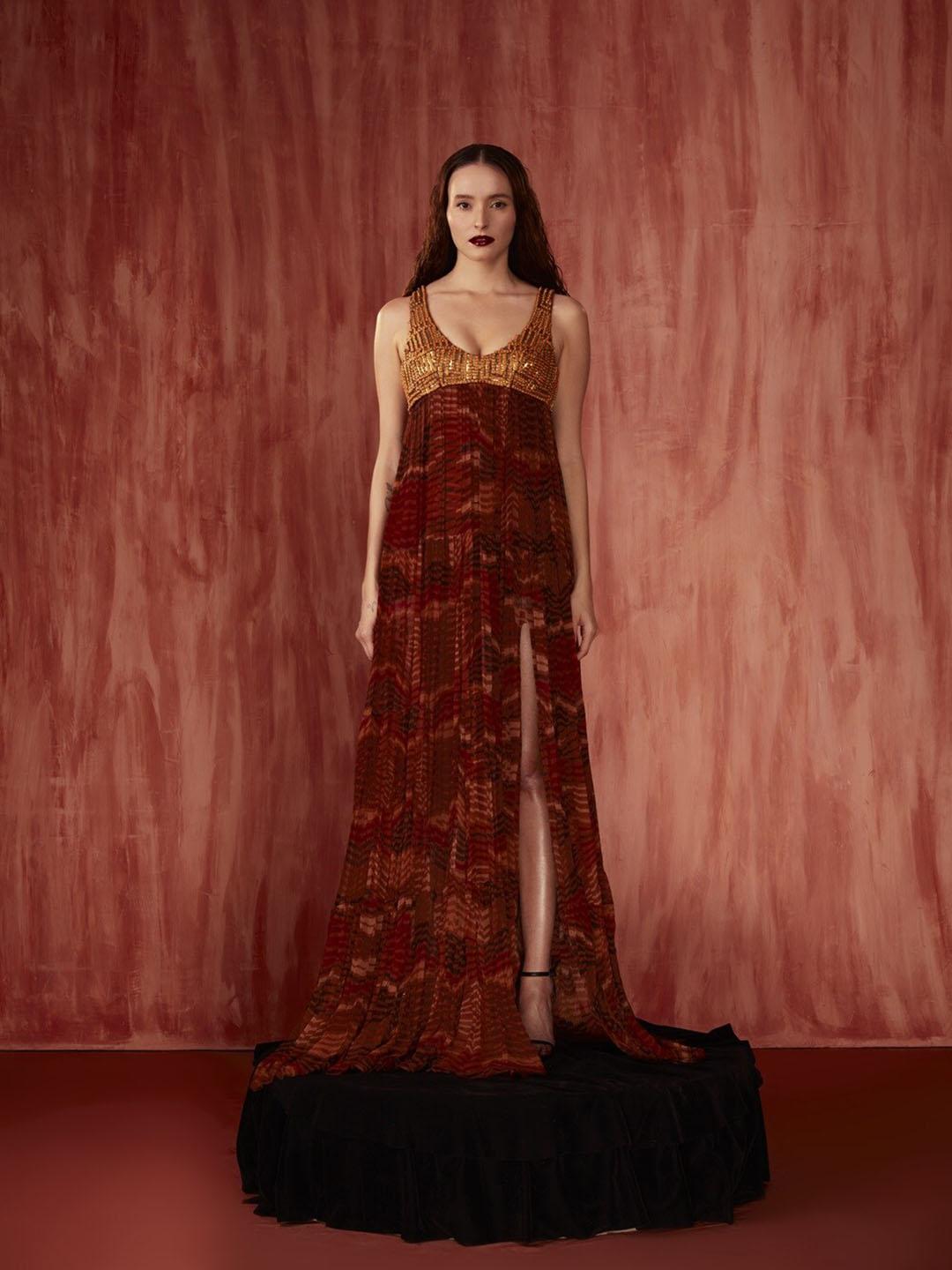 Buy Nikita Mhaisalkar Printed A Line Dress - Dresses for Women 29290506 ...