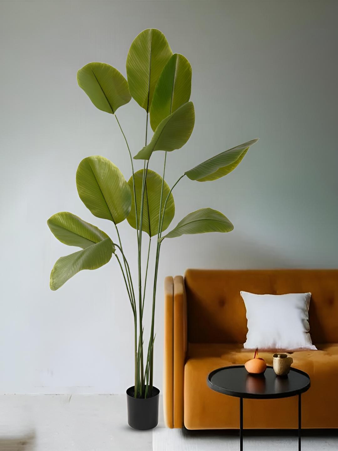 Buy Kuber Industries Green Artificial Plant With Pot - Artificial ...