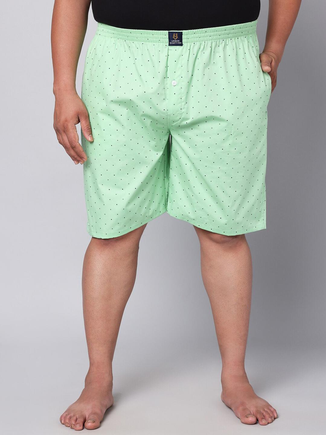 Buy URBAN SCOTTISH Plus Size Printed Cotton Boxers USBX156 - Boxers for ...